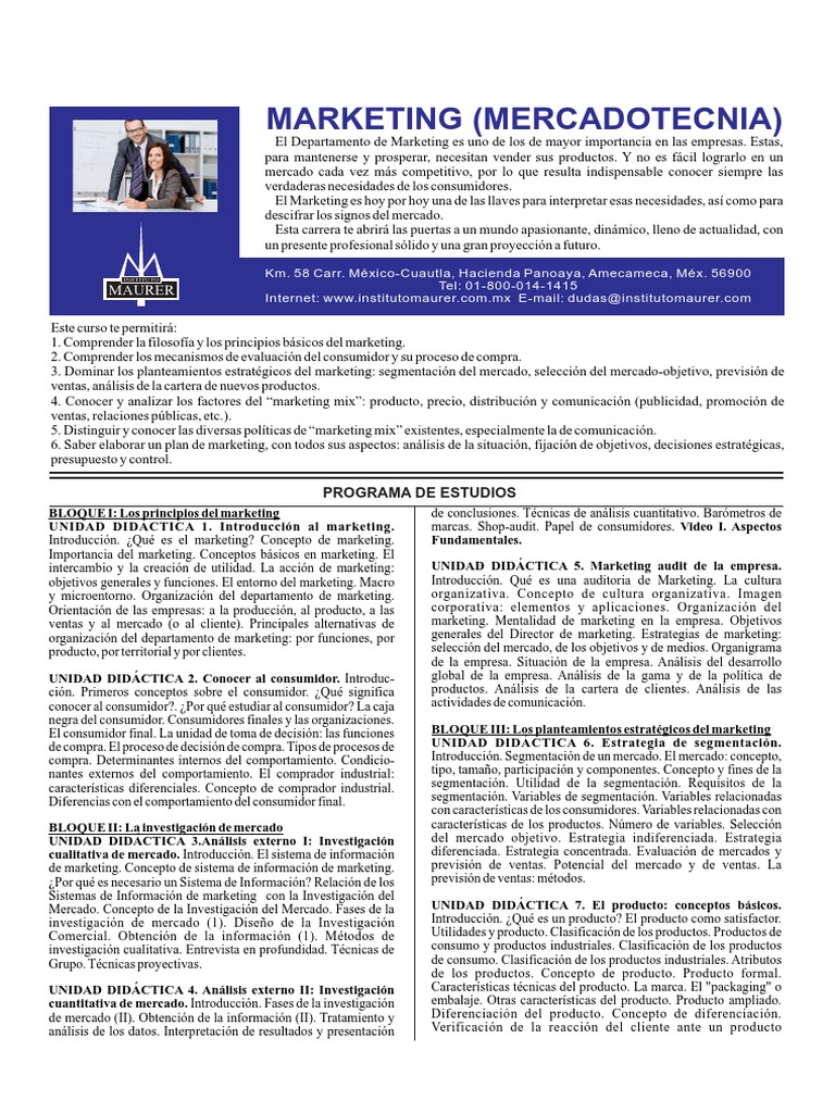 Marketing | PDF | Marketing | Producto (Negocio)