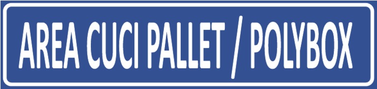 Area Cuci Pallet Polybox | PDF