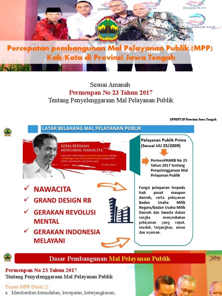 Paparan MPP Pak Didik - Semarang - Ruangserbaguna - 30april2-19 | PDF