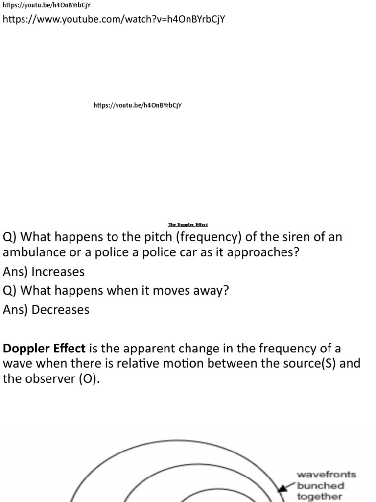 Doppler Effect | PDF | Doppler Effect | Redshift