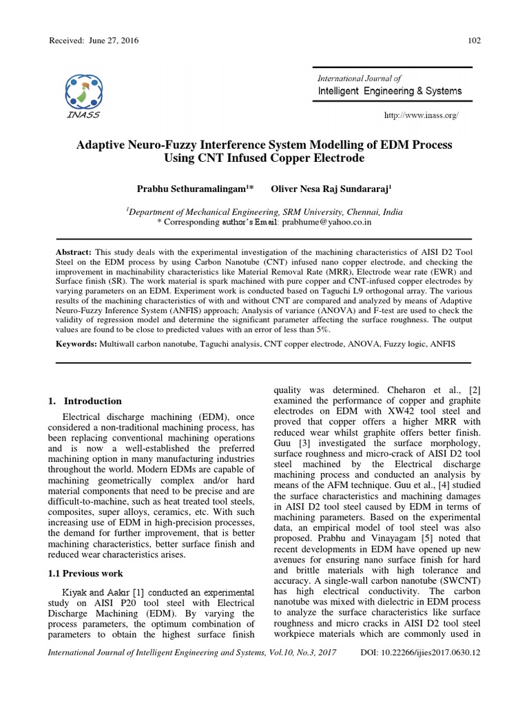 Fuzzy Logic Research Paper | PDF | Fuzzy Logic | Machining