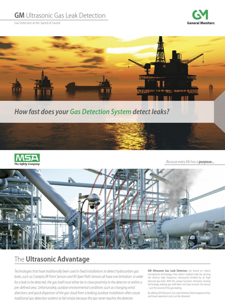 Ultrasonic Gas Leak Detection Systems | PDF | Ultrasound | Sound