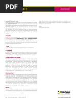 Weberep 360 FFR | PDF | Concrete | Materials