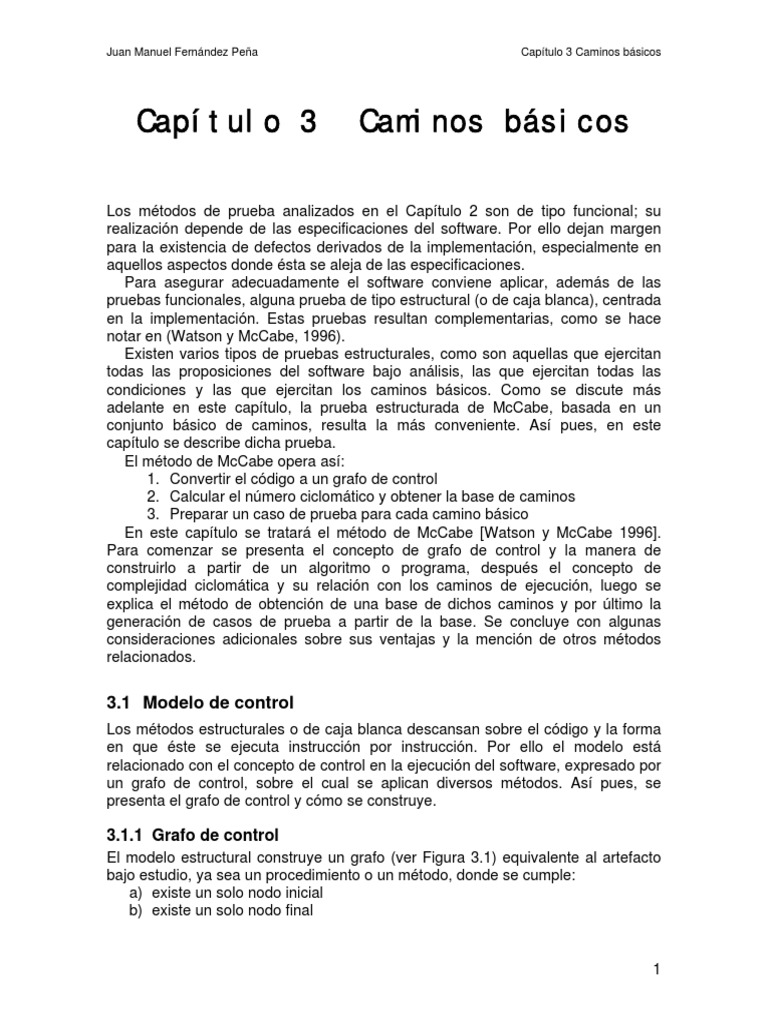 Cap3 Caminos | PDF | Software | Programa de computadora