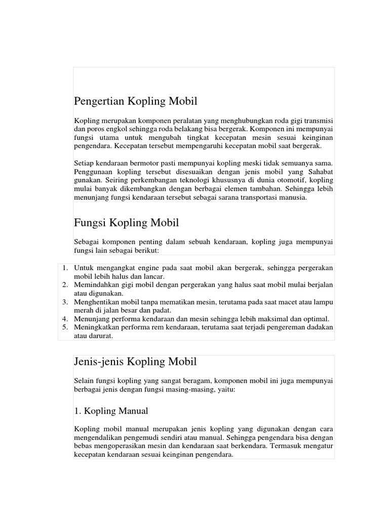 Kopling # Eldas Ii | PDF