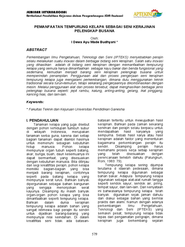 I Dewa Ayu Made Budhyani - UNDIKSHA | PDF