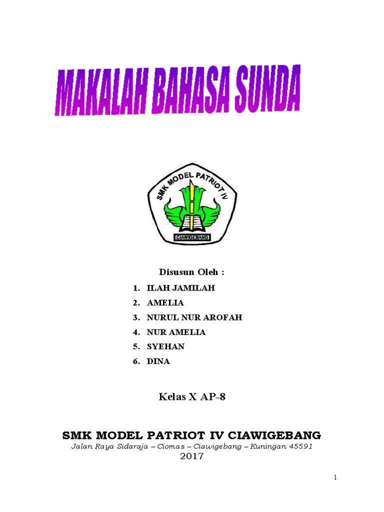 Basa Sunda | PDF