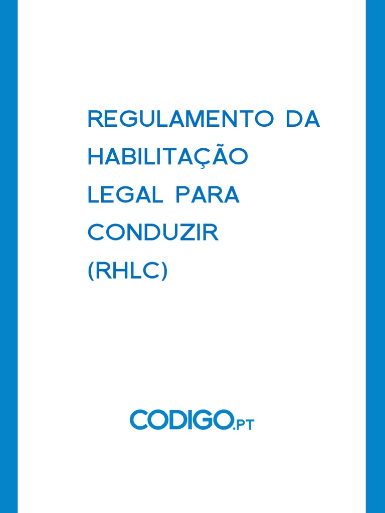 RHLC | PDF | Carteira de Motorista | Portugal