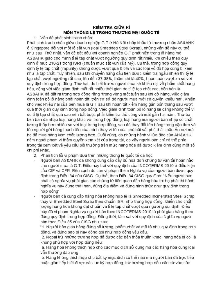 Bài Cá Nhân Gi A K | PDF