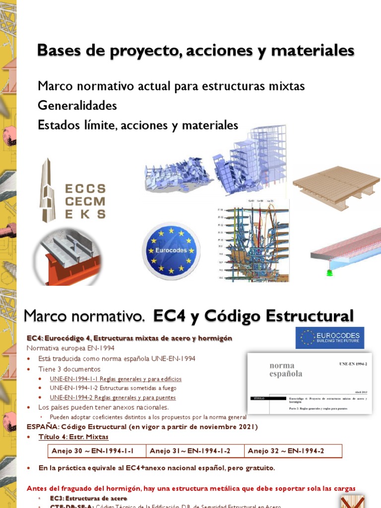 Normativa para Estructuras Mixtas | PDF | Hormigón | Viga (Estructura)