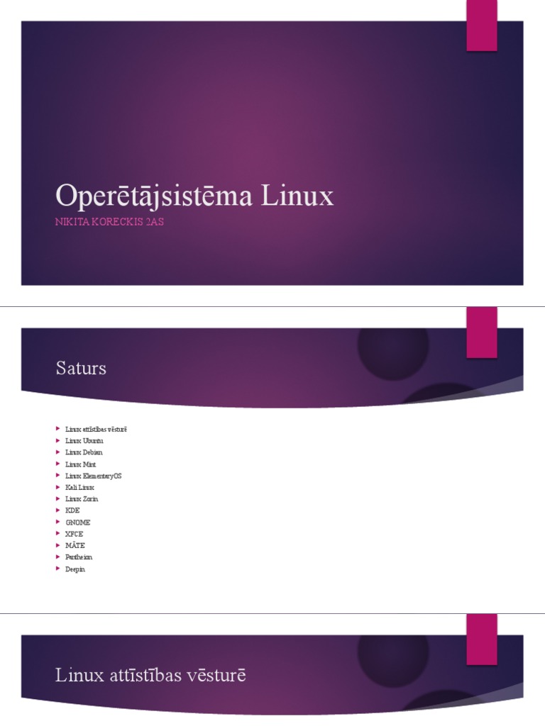 Operētājsistēma Linux 2 | PDF