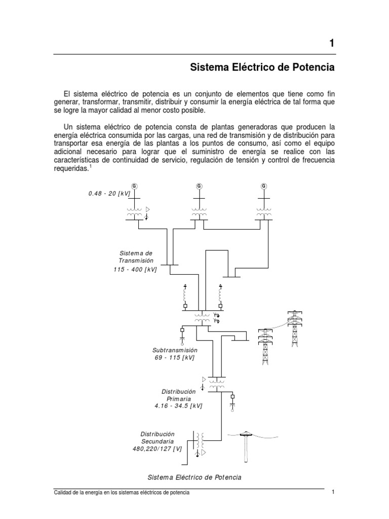 Sistema Electrico de Potencia | PDF | Transformador | Energia electrica