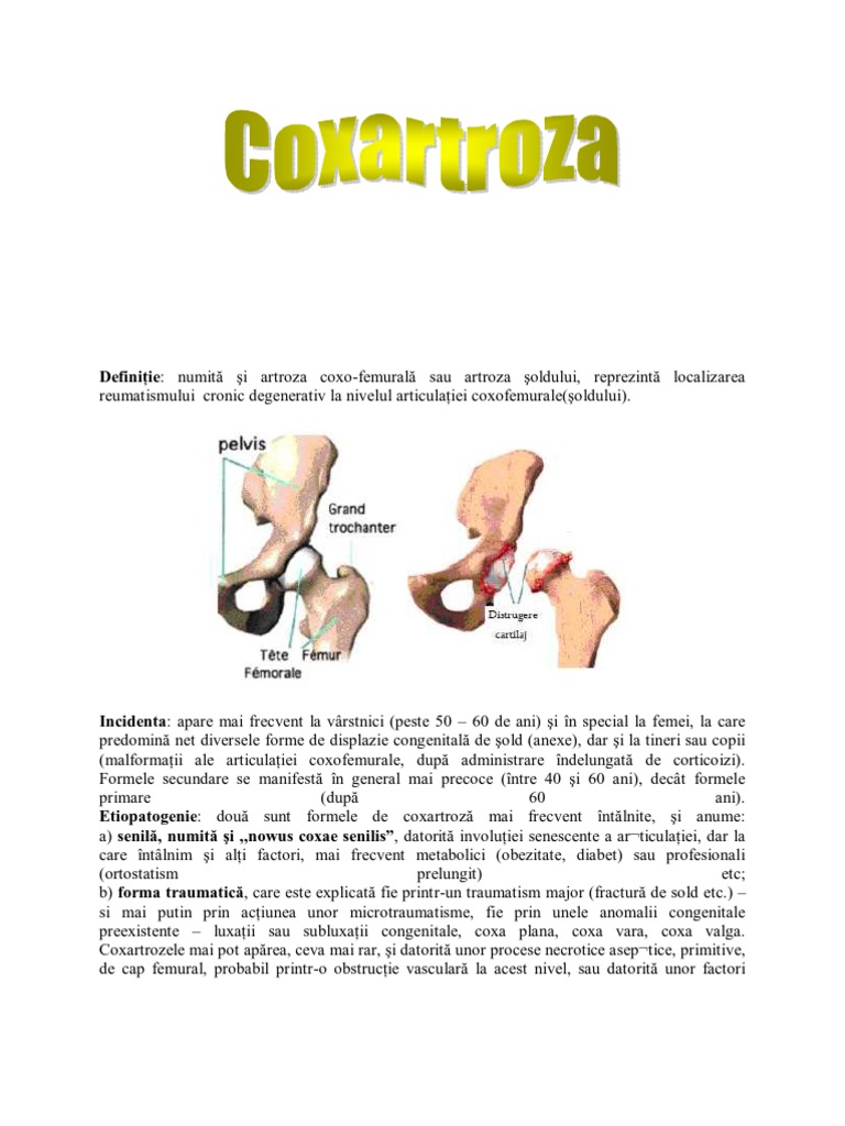 Coxartroza | PDF