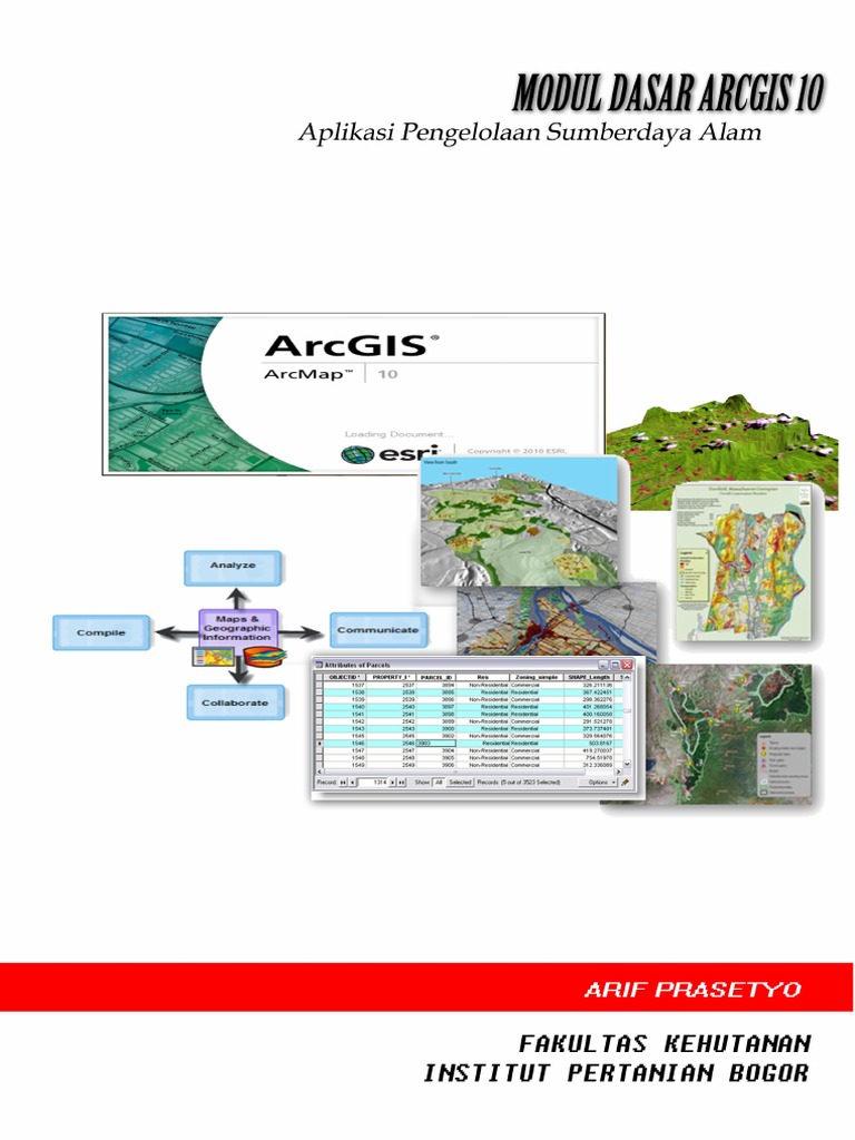 Modul Dasar Arcgis 10 - Ipb | PDF