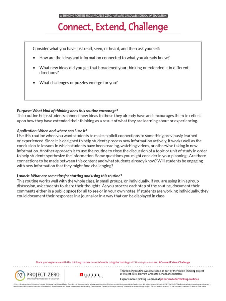 Connect Extend Challenge - 1 | PDF | Thought | Social Media