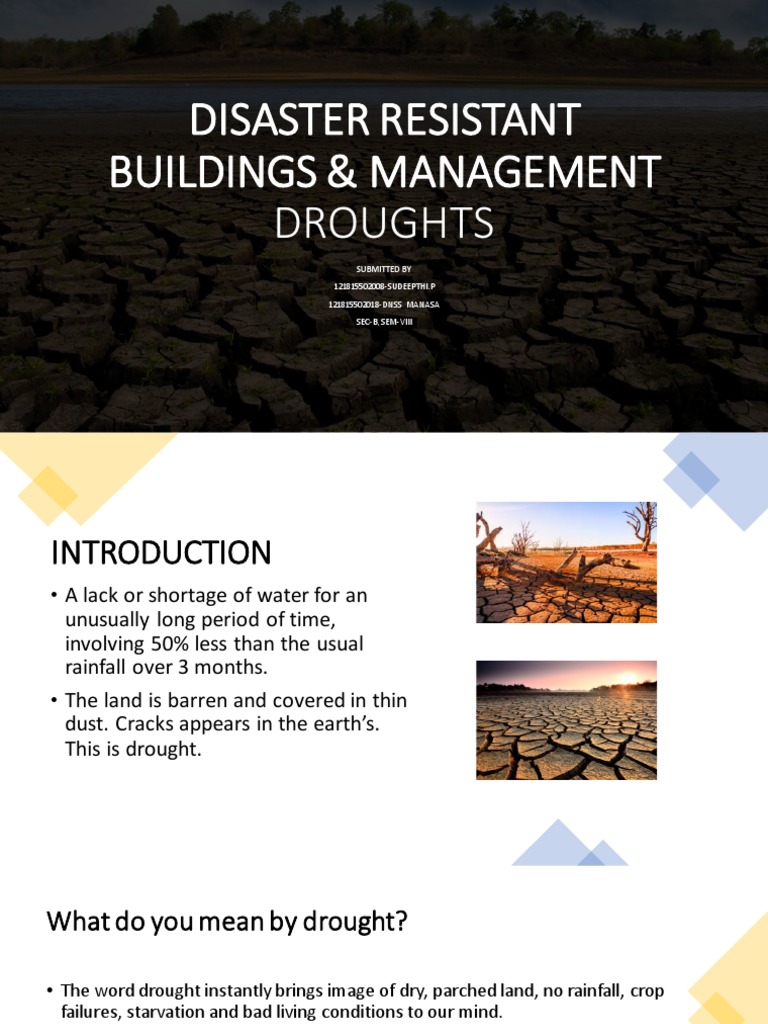 DROUGHTS-Manasa-18, Sudeepthi-08 | PDF | Drought | Rain