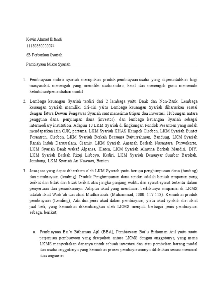 Tugas1 Kelas Kamis Pagi - Kevin Ahmad Elfandi - 74 | PDF