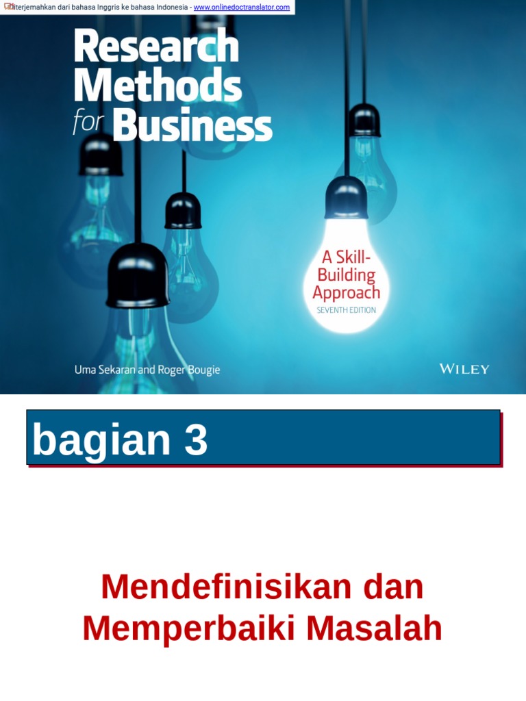 CH 3 Metlit Buku Uma Sekaran | PDF