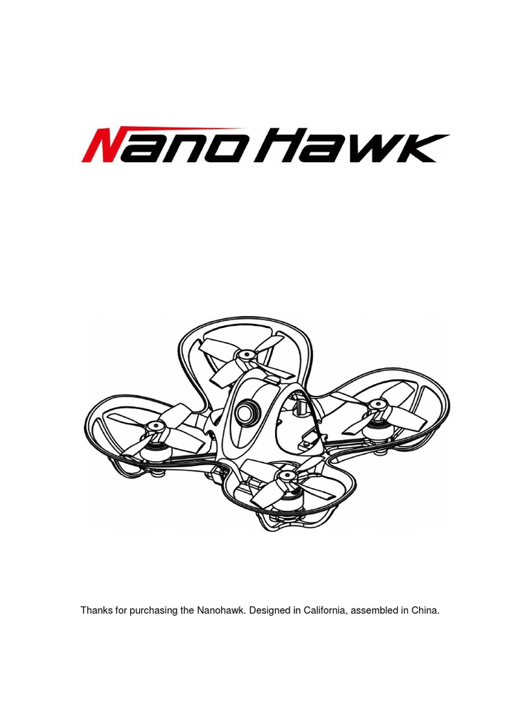 Emax Nanohawk User Manual | PDF | Amateur Radio | Menu (Computing)