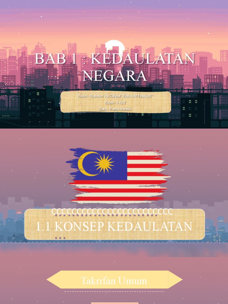 Bab 1 t5 Sejarah | PDF