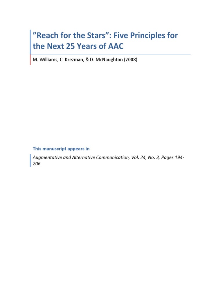 Williams Et Al 2008 | PDF | Communication | Vocabulary