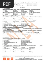 Senior WAEC English Past Questions PDF Download | PDF | Robbery