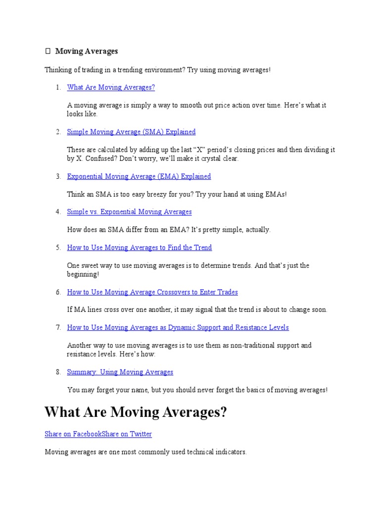 4-Moving Averages | PDF | Moving Average | Time Series