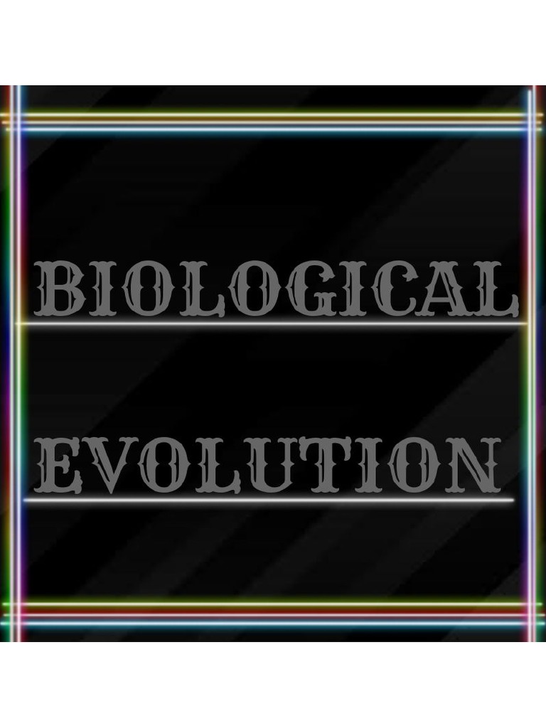 Evolution Project | PDF