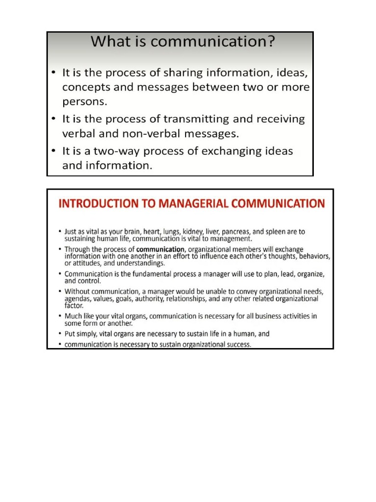 UNIT 1 Communication | PDF | Communication | Nonverbal Communication