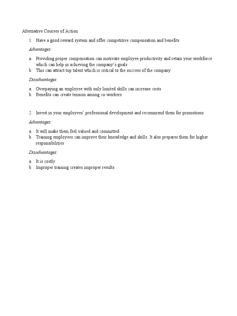 FreshDirect - Alternative Courses of Action Part 1 | PDF | Employment ...