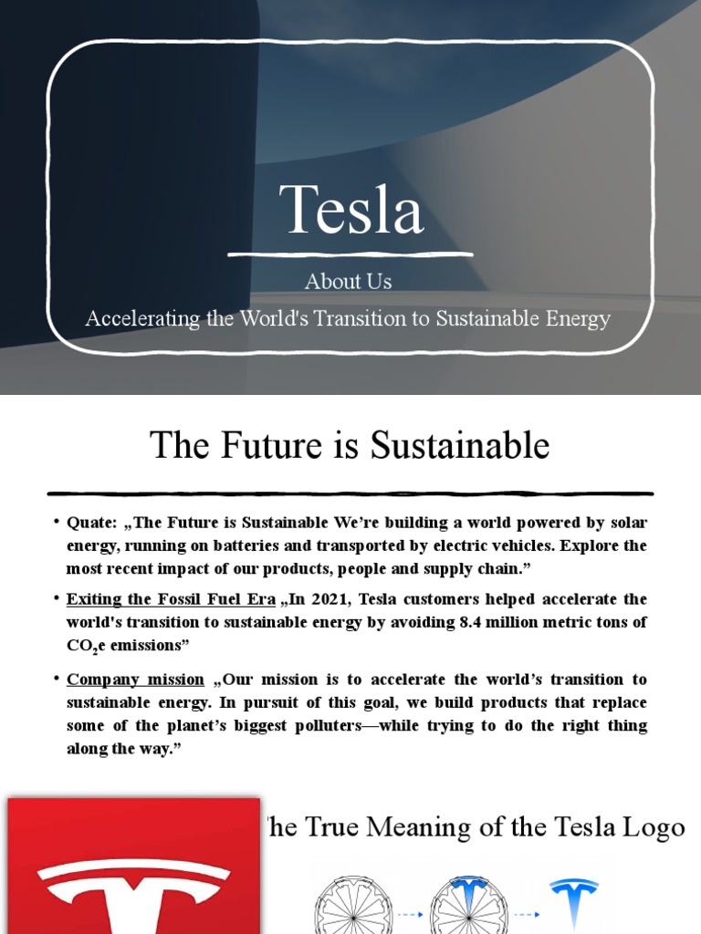 Tesla Presentation | PDF | Car | Economies