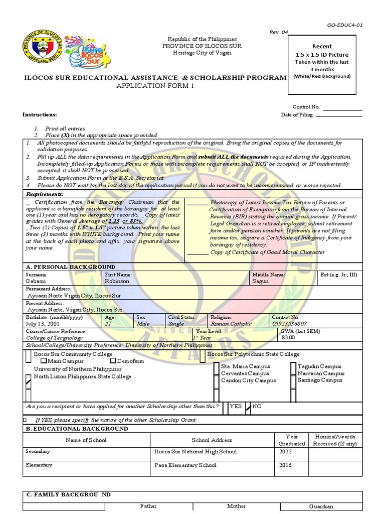 Application Form - NEW | PDF | Government | Justice