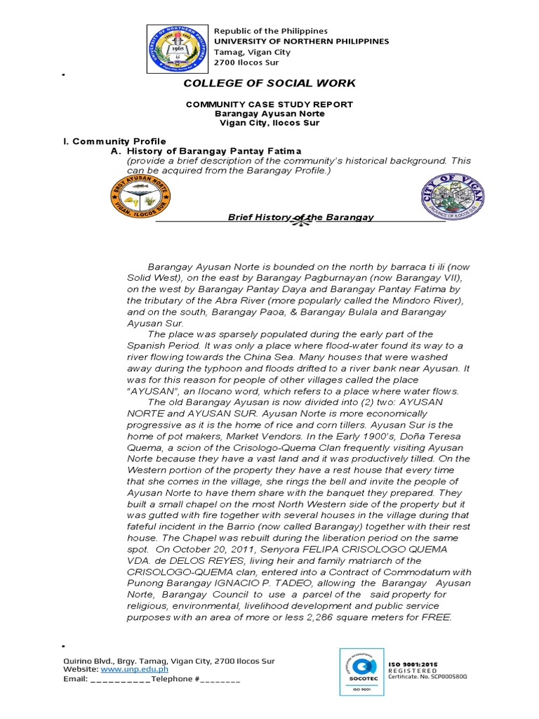 Community Case Study Report | PDF | Home Appliance | Poverty