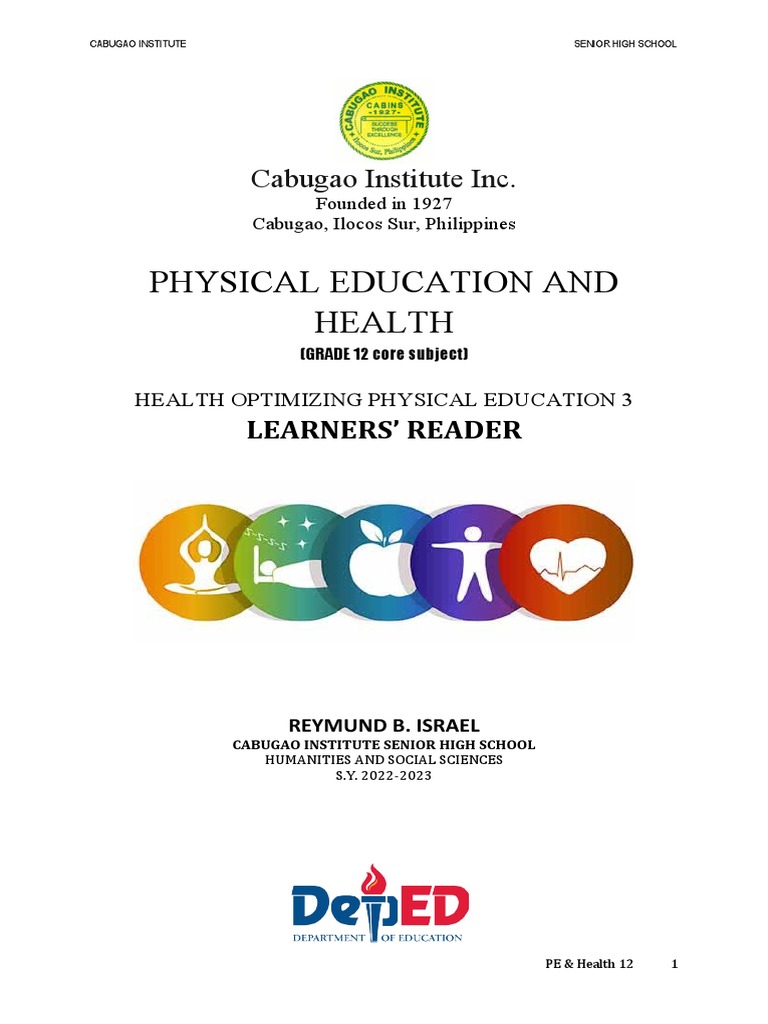 Q1 PE & Health Reader - Introduction To Dance | PDF | Physical Fitness ...
