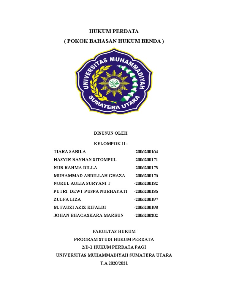 Makalah Kelompok 2 Hukum Perdata | PDF