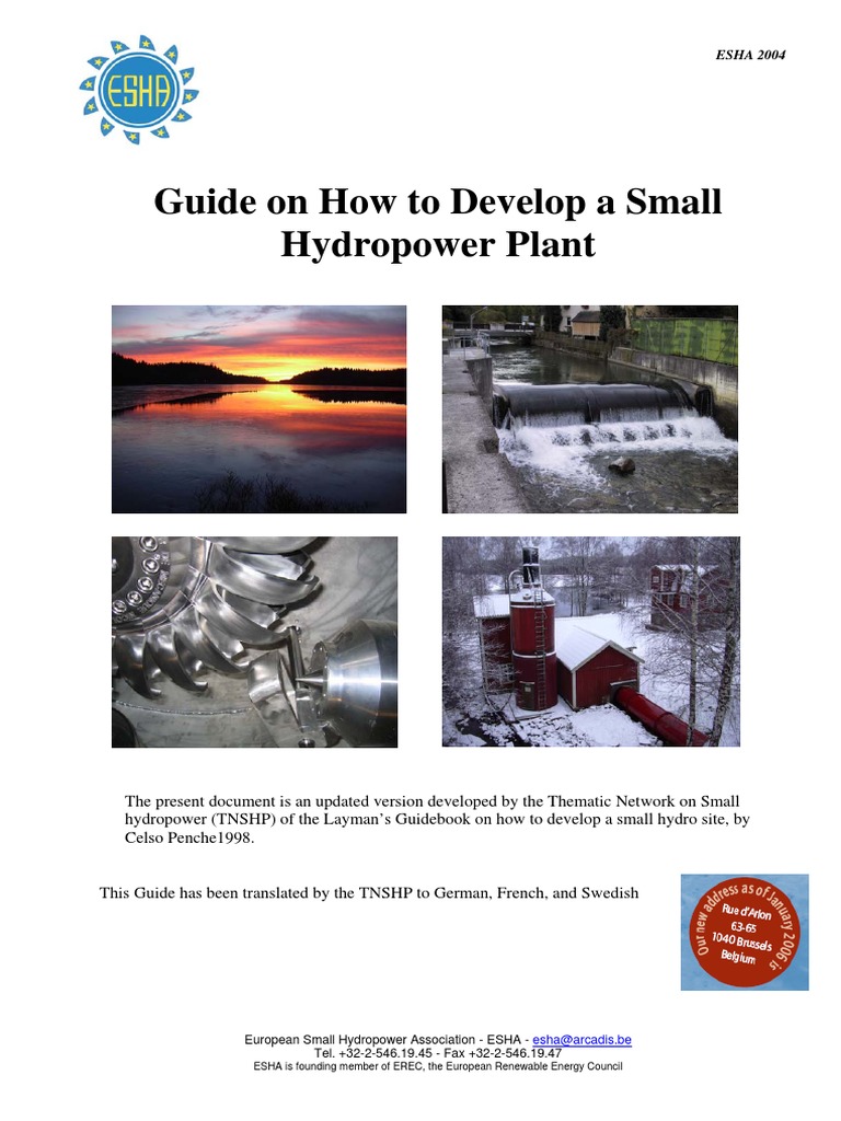 Guide On How To Develop A Small Hydro Power Plant | Download Free PDF ...