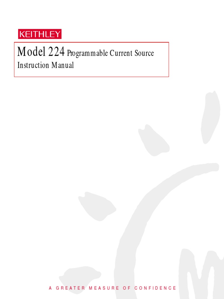 Keithley 224 | PDF | Mains Electricity | Safety