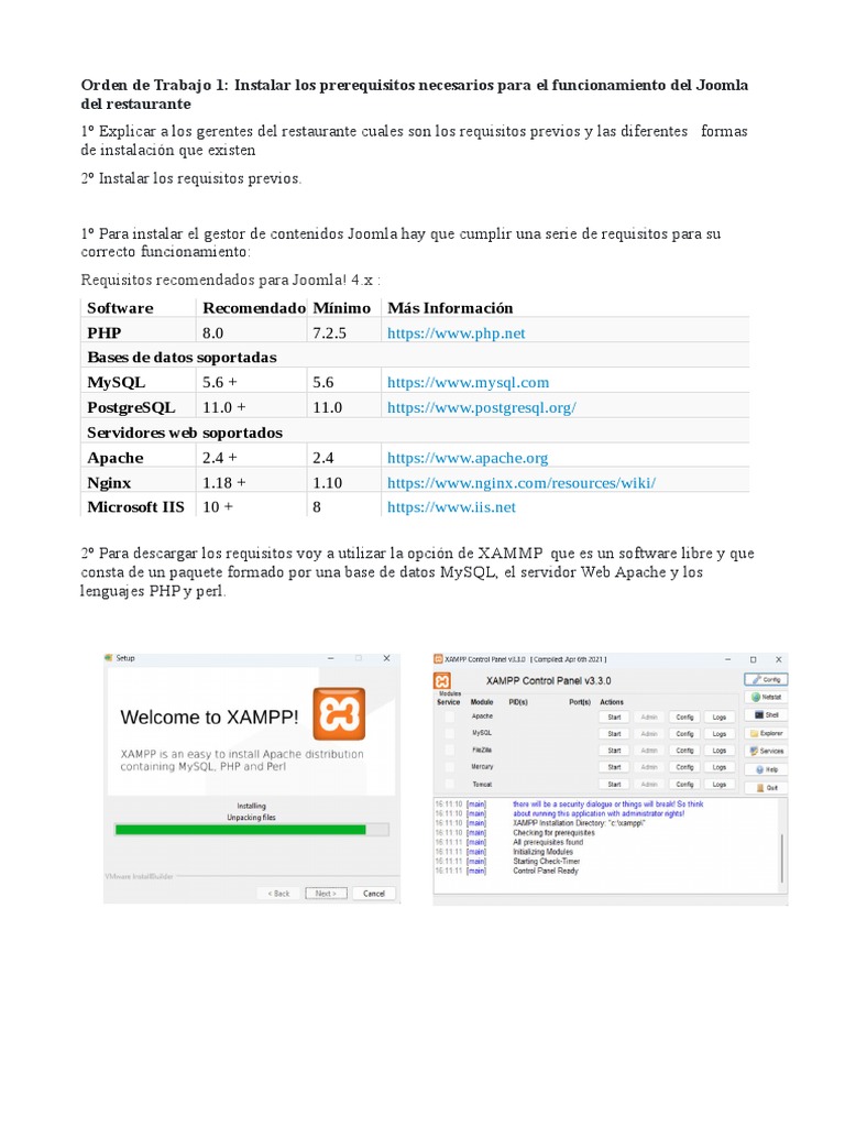 Aw01 Tarea | PDF | Mi sql | Joomla