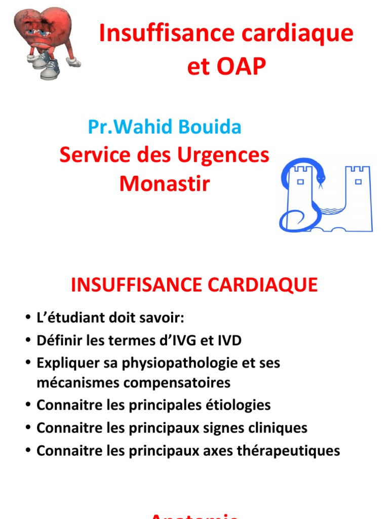 Insuffisance Cardiaque et OAP: Signes et Traitements | PDF ...