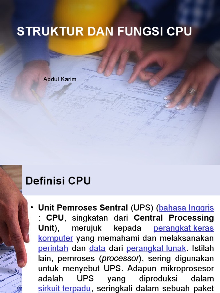 Struktur Dan Fungsi Cpu - 4 | PDF