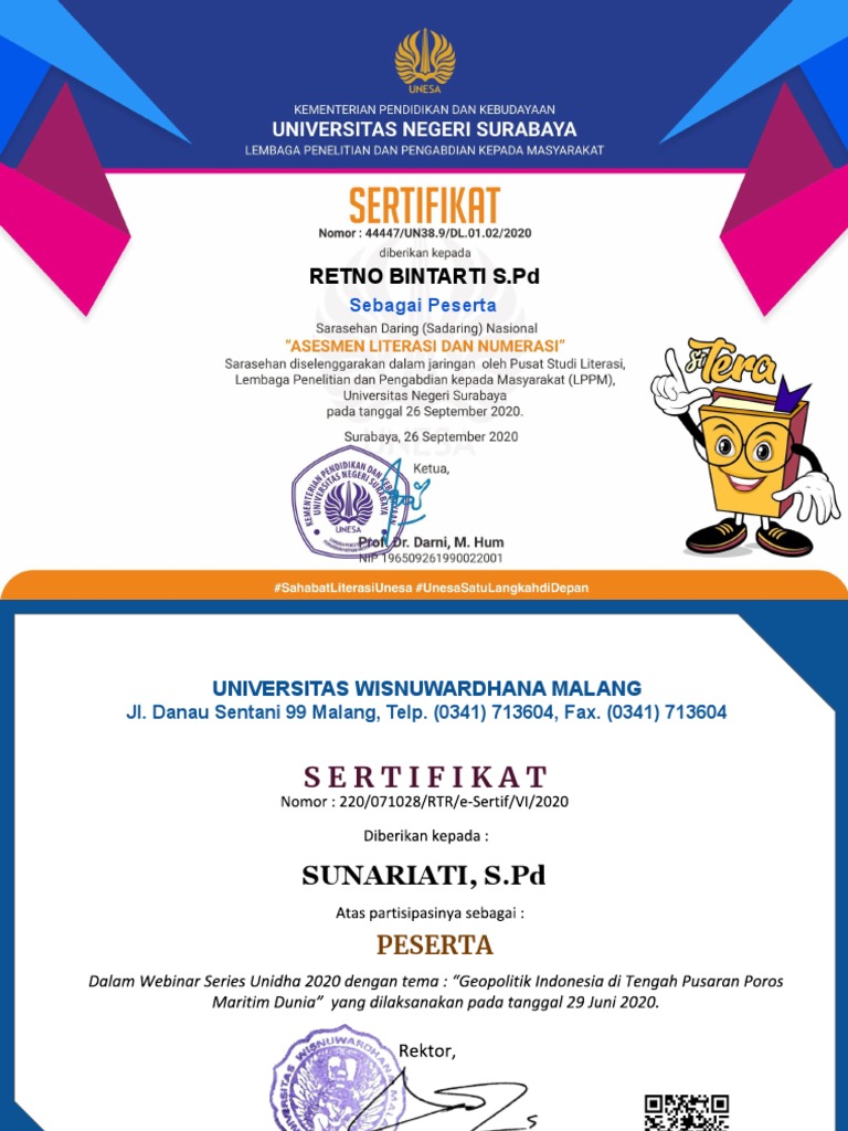 Sertifikat Pelatihan 4 | PDF