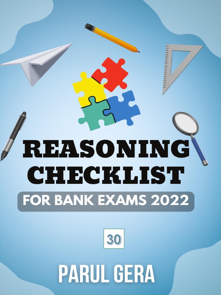 Reasoning Checklist 30 PDF 2022 by Parul Gera | PDF | Gene