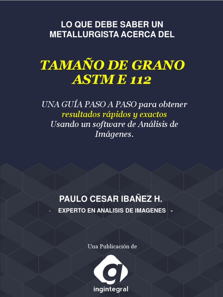 ASTM E 112 Ebook - ESP | PDF | Medición | Intervalo de confianza
