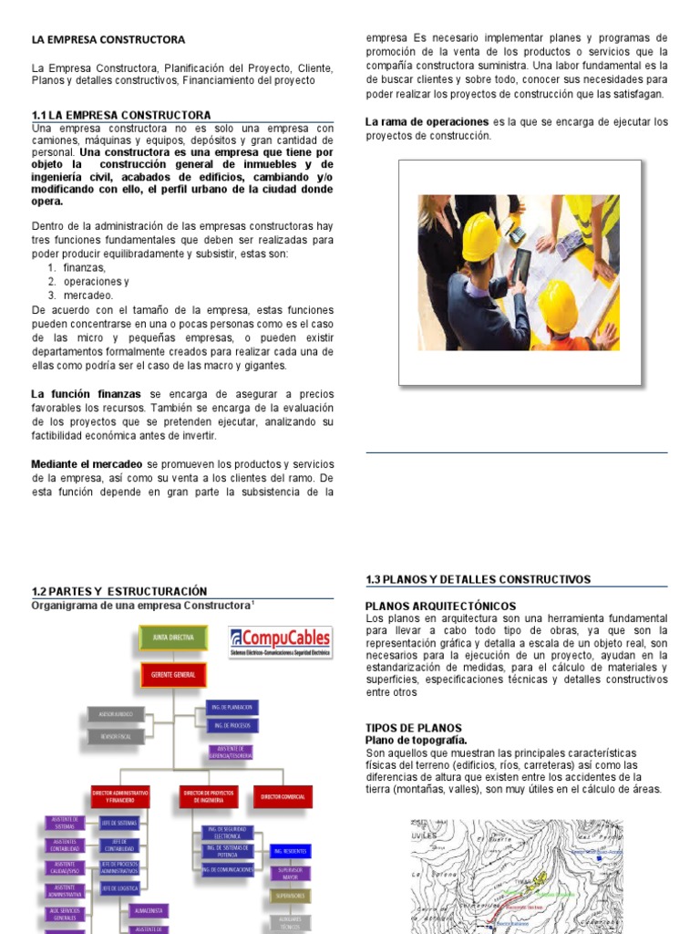 La Empresa Constructora | PDF | Fundación (Ingeniería) | Business