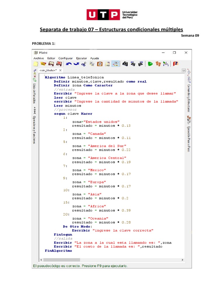 Algoritmos Condicionales: Tarifas y Notas | PDF | Sistema solar | Astronomía