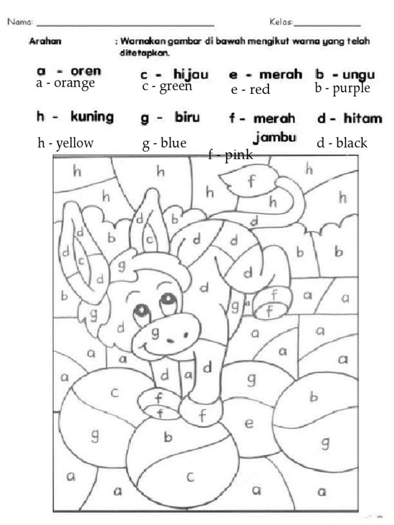 Latihan Mewarna | PDF