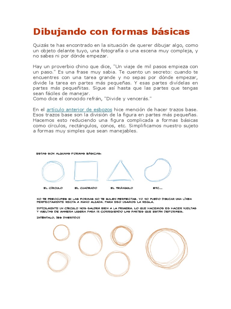 Dibujando Con Formas Básicas | PDF