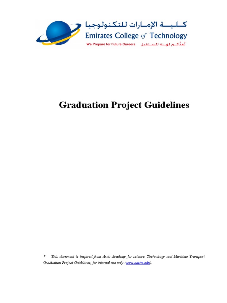 Graduation Project Format | PDF | Bracket | Times New Roman