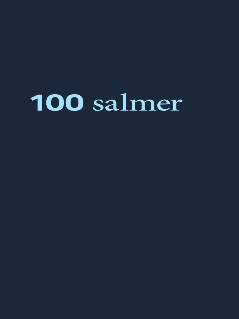 100 Salmer Indhold | PDF