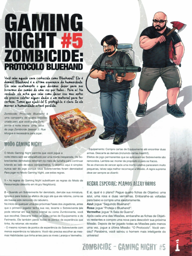 Zombicide - Missão Protocolo Bluehand | PDF